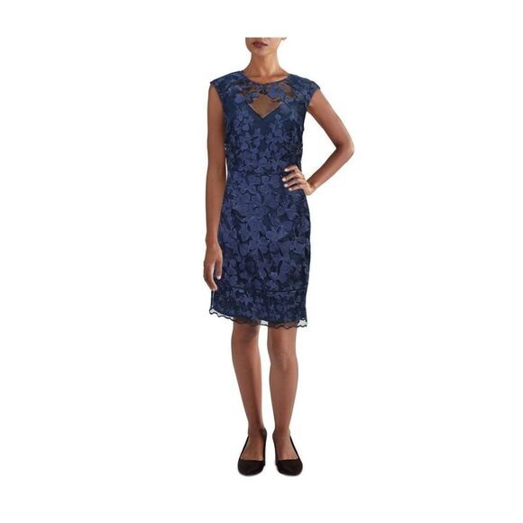 Trina Turk | Dresses | Trina Turk Womens Sizzling Lace Sheath Dress ...